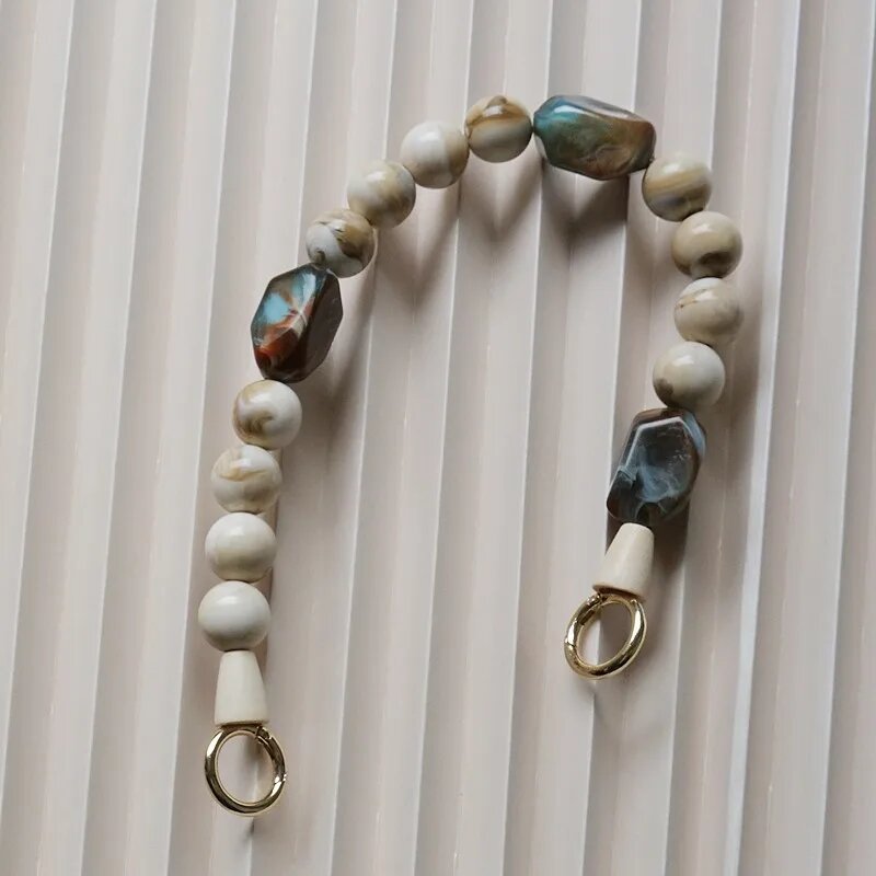 Аксессуары для сумок для женщин, роскошные запасные части для бусины из акриловой смолы, Style 3