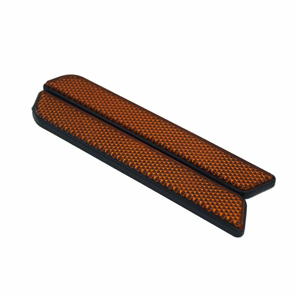 Для мотоцикла 136*21 мм, отражатель передней вилки, слайдер для ног, предупреждение о безопасности для Harley Dyna Softail Sportster 883 1200 Fatboy