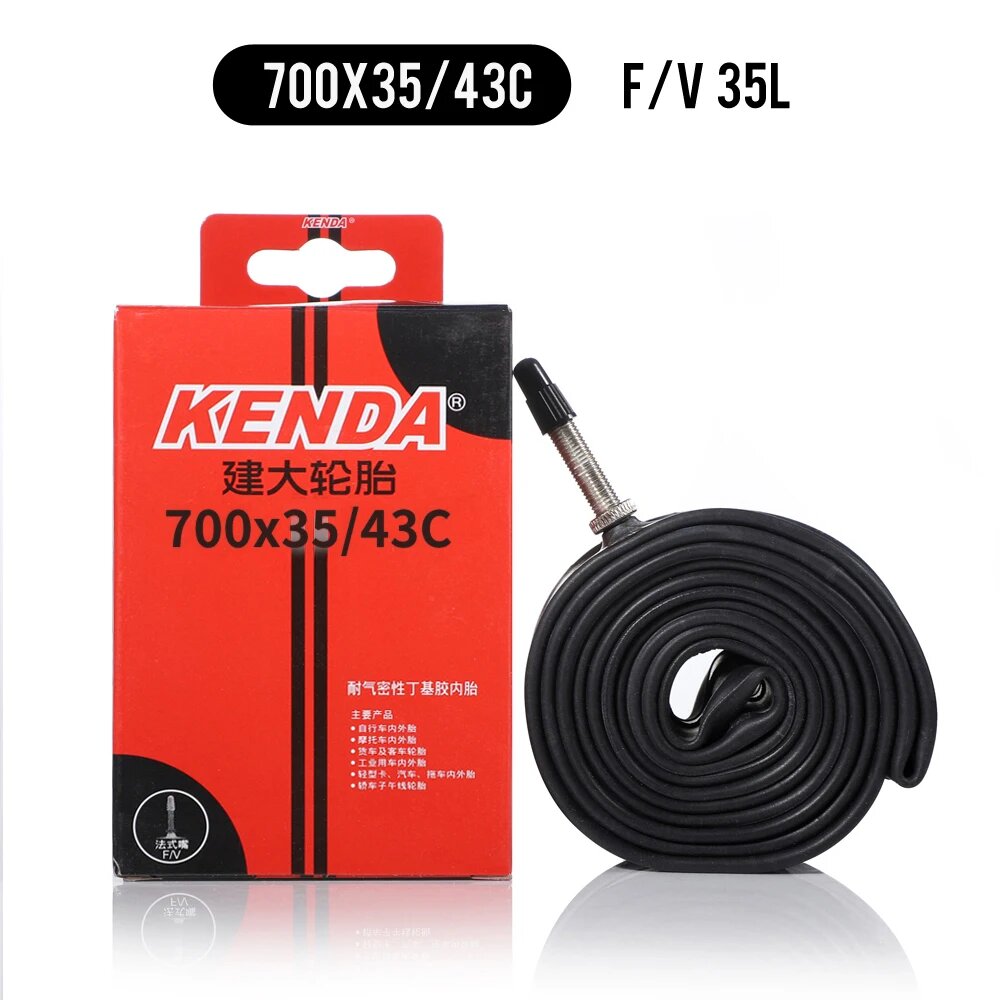 KENDA внутренняя трубка 700C для дорожных велосипедов 1pc 700x35-43C FV35L