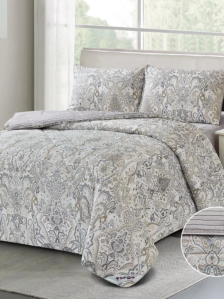 Постельное белье семейное с двумя одеялами 150х200 Primavera