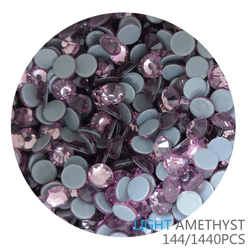 Стразы Light Amethyst SS34 288pcs для рукоделия