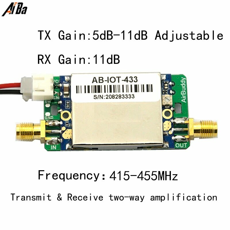 Airbuddy AB-IOT-433-SMA 433M 415M Усилитель сигнала 11 дБи