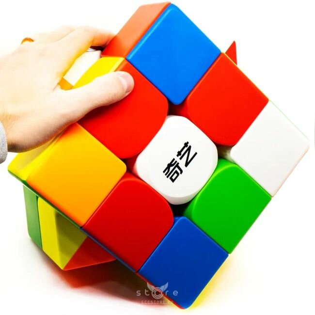 Кубик Рубика большой / QiYi MoFangGe 3x3x3 Warrior Plus 18.8сm Цветной пластик