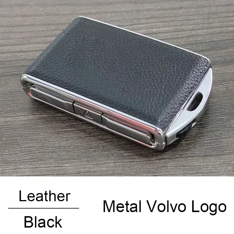 Роскошный кожаный чехол для автомобильного ключа из сплава, сменный чехол для ключа для Volvo S60 S90 XC40 XC60 XC90 V60 V90 Polestar 1 Polestar 2 Polestar 3