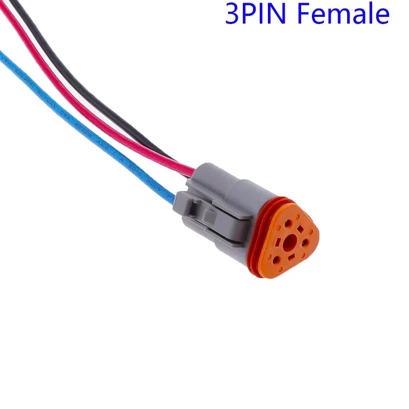 3PIN Female Deutsch DT водонепроницаемый разъем
