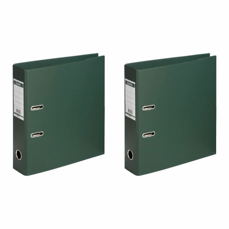 Bantex Папка-регистратор Strong Line, 70мм, темно-зеленый, 2 шт.