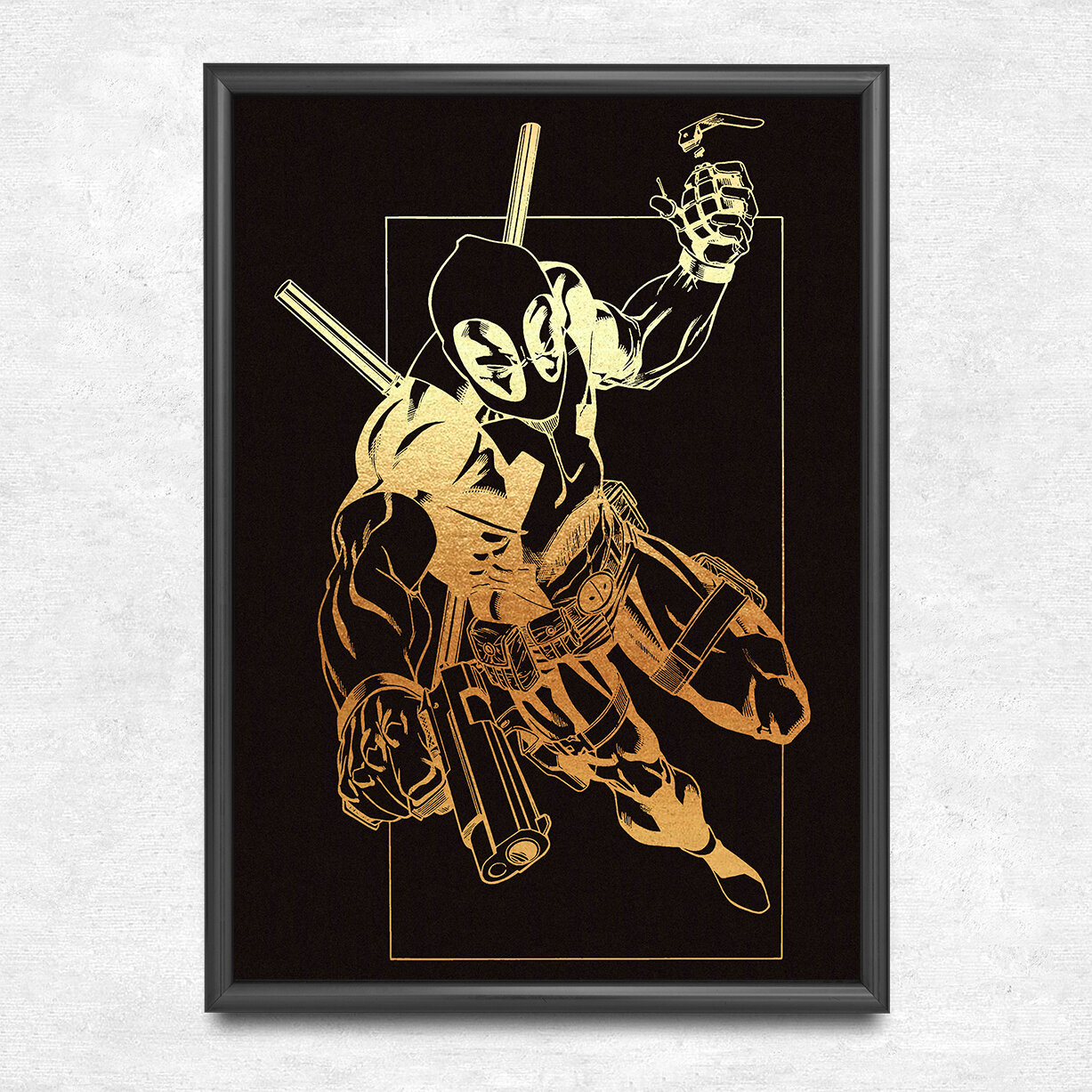 Постер Дедпул / плакат для интерьера Deadpool. Марвел, Marvel, комиксы, фильмы, Дэдпул