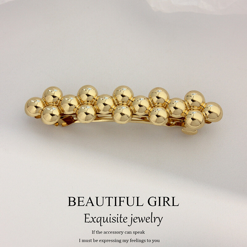 Заколка Sense 2025, женская, высококачественная, цвет золотой