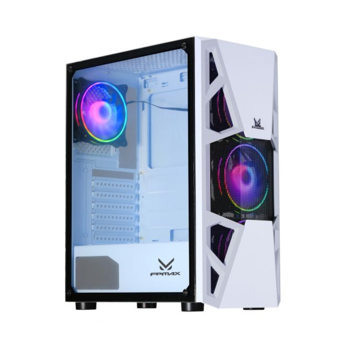 Корпус для компьютера Formula CL-3303W, RGB, Midi-Tower, белый