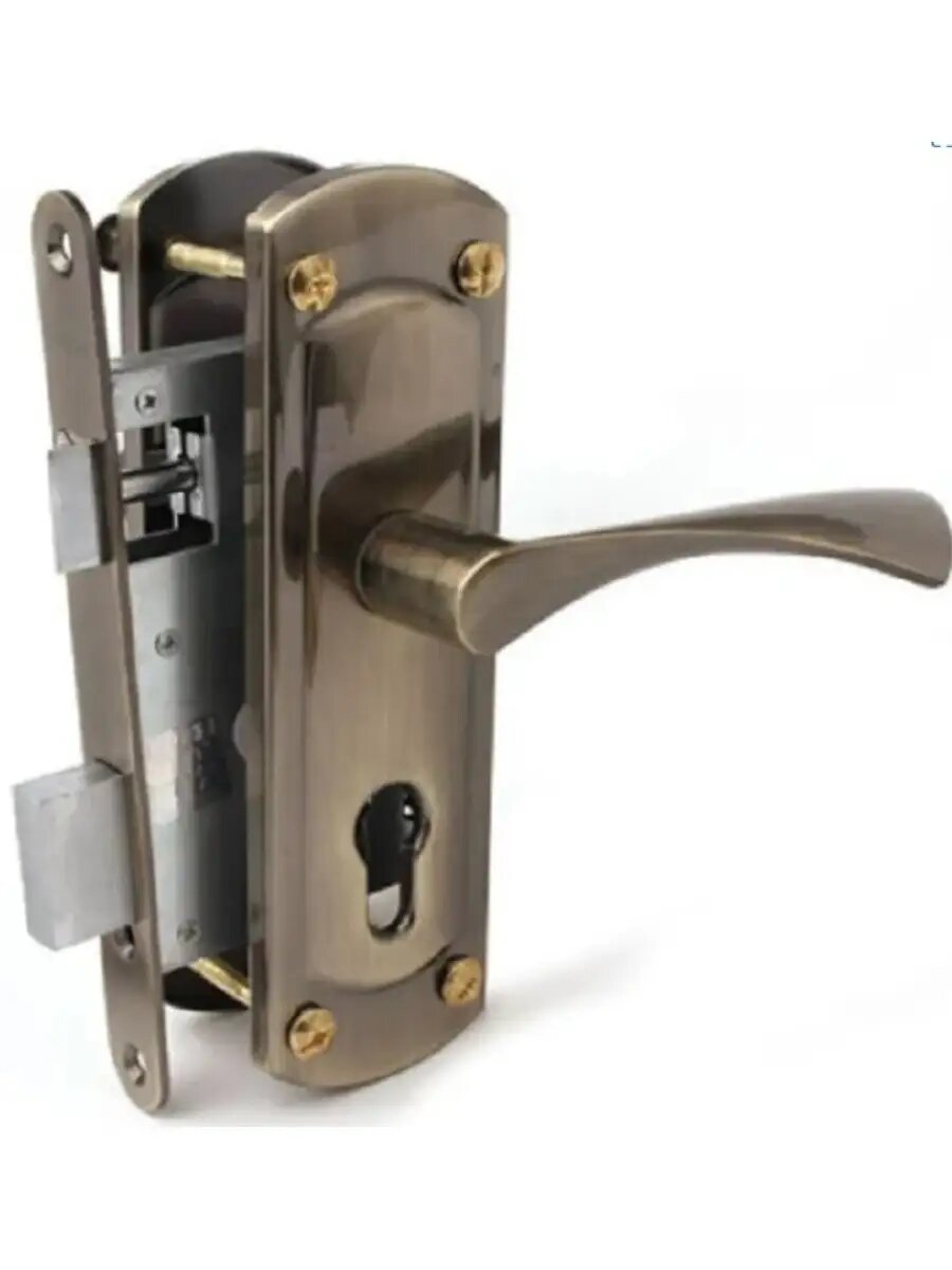 Замок врезной Ferre бронза (под барановичи ШО-25)