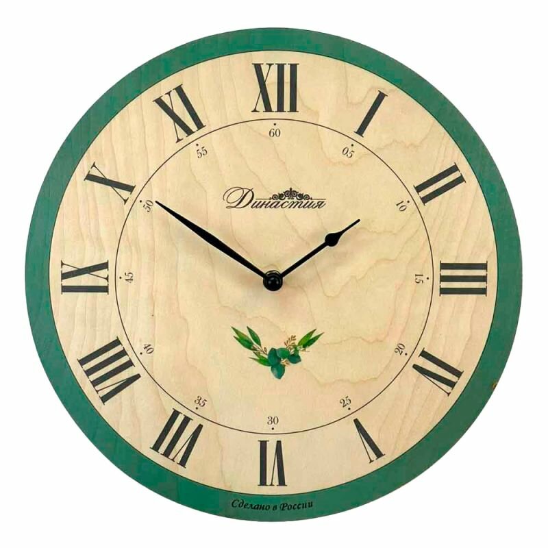 Настенные часы Династия из дерева Династия Настенные часы 02-027 Поэзия с немецким механизмом