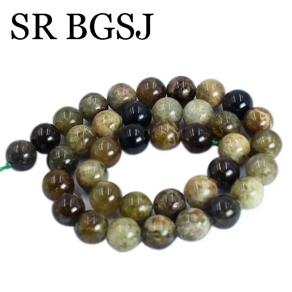 Зеленый гранат бусина 6-10 мм 15 дюймов 10mm