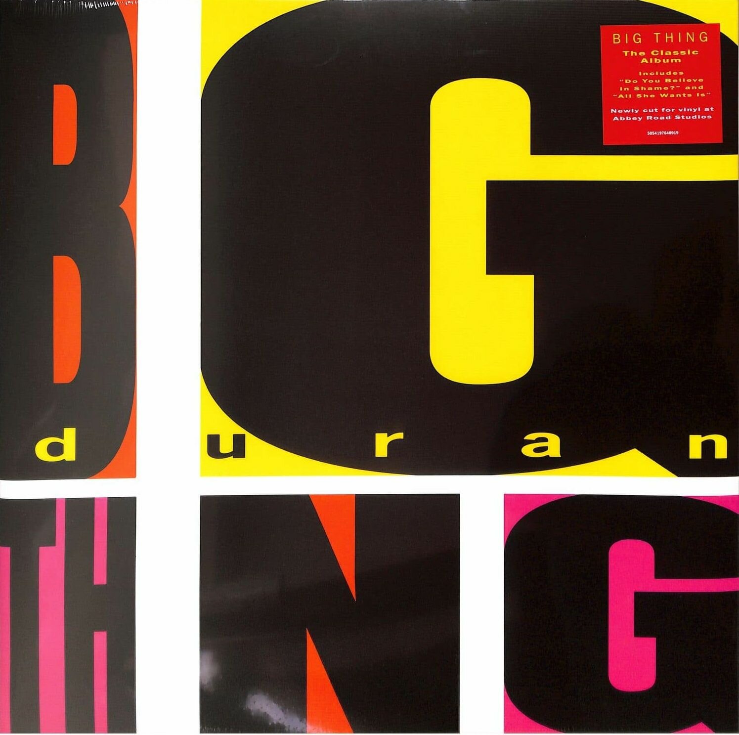 Duran Duran. Big Thing (LP Gatefold, Reissue, Remastered/Виниловая пластинка)
