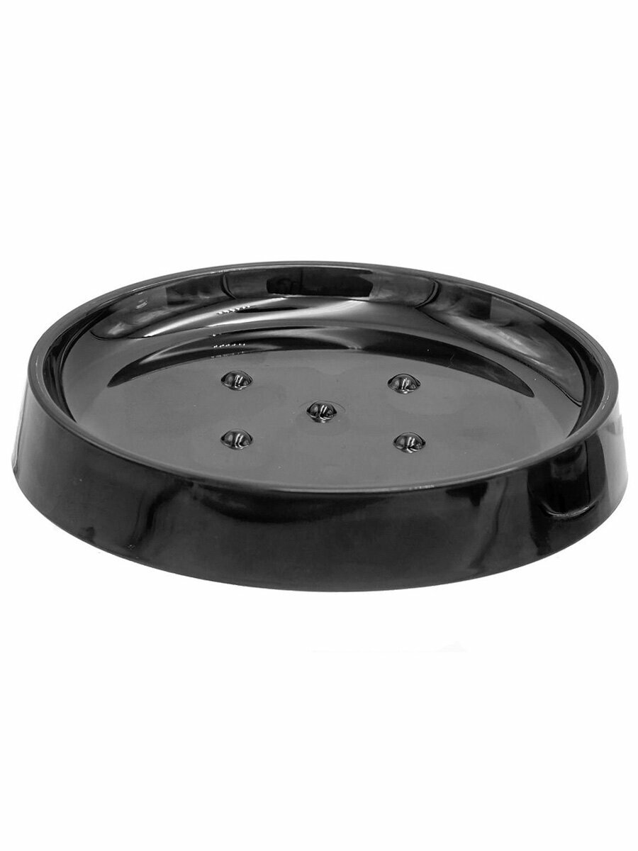 Мыльница Ridder Windows овальная, акриловая, цвет серый, 2002307