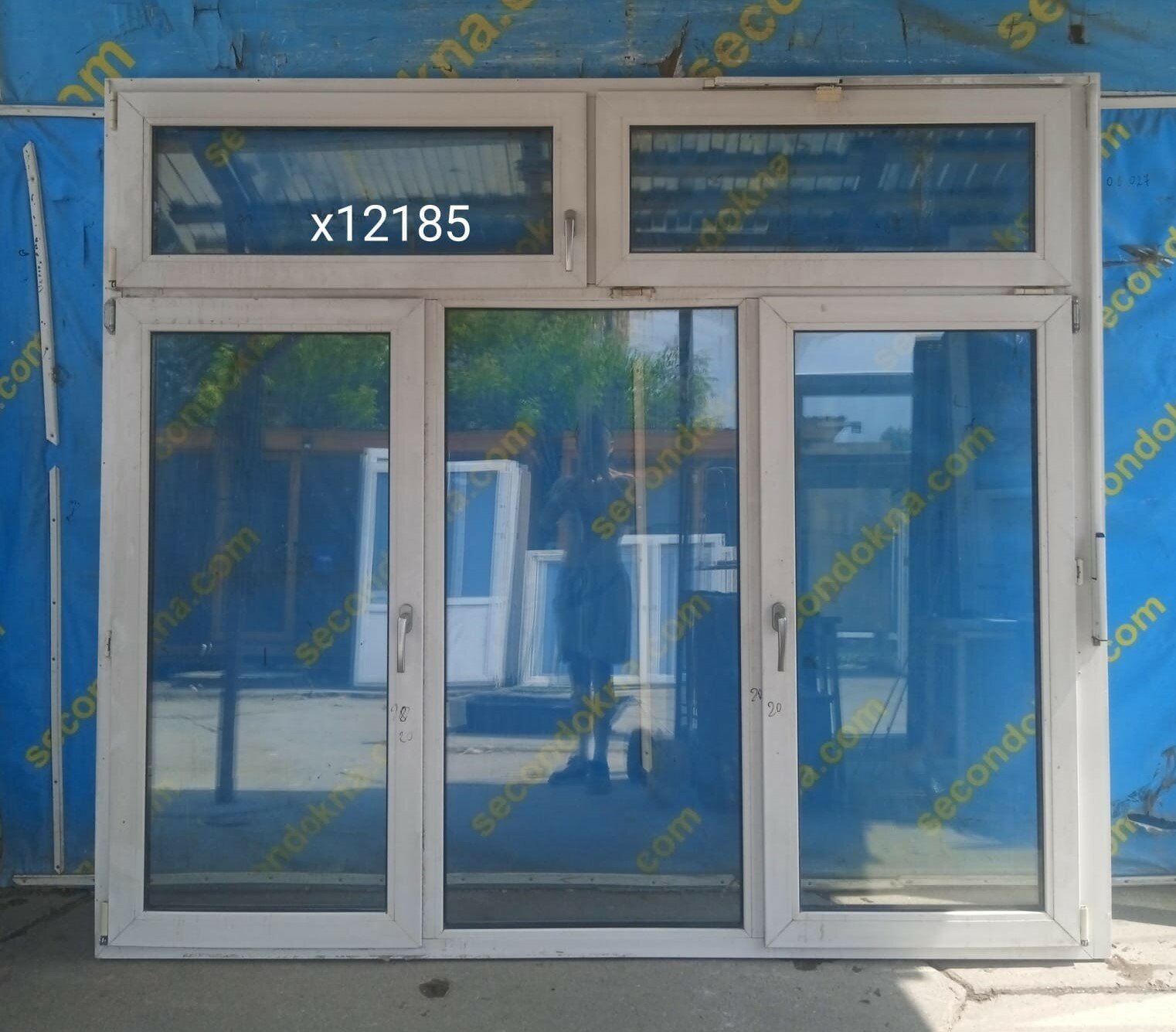 Пластиковое окно Б/У 2010(в) 1550 об х 2300(ш)