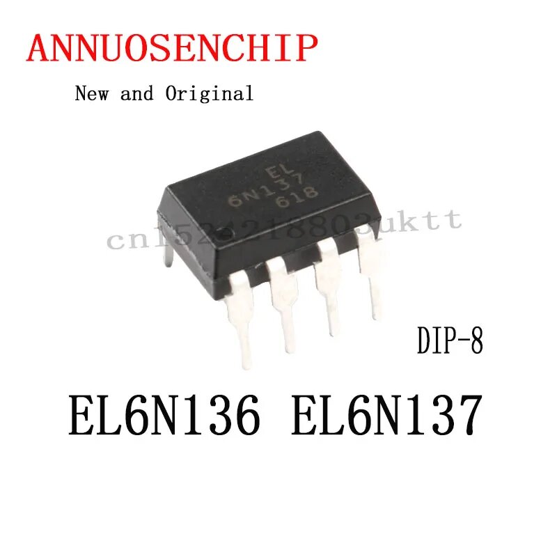 Фотоэлект. муфта ANNUOSENCHIP 6N137 EL6N137 (10 шт)