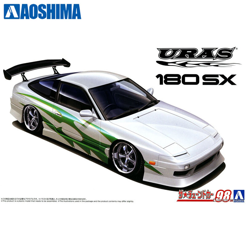 Сборная модель Машинка Aoshima-06761/06762 1/24 URAS Nissan RPS13 180SX Ver.1.2 car model kit