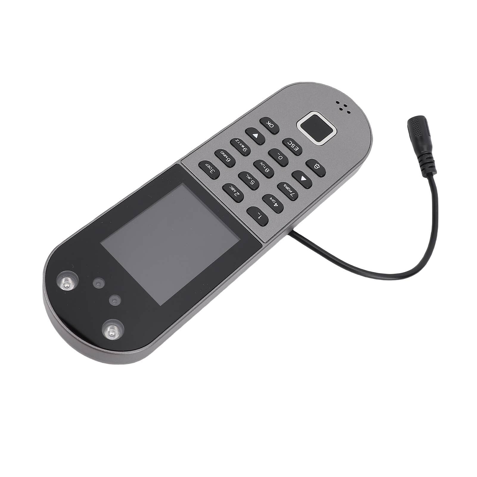 Биометрическая система учета рабочего времени, отпечаток пальца/лицо, 2.4 дюйма, US