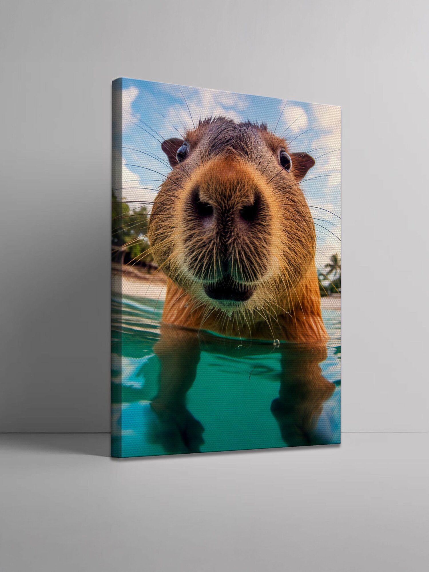 Картина милая капибара30*40