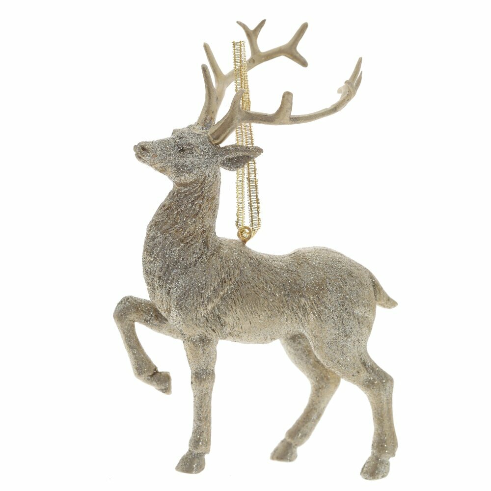 Фигурка декоративная подвесная "Олень", L9 W3 H13 см