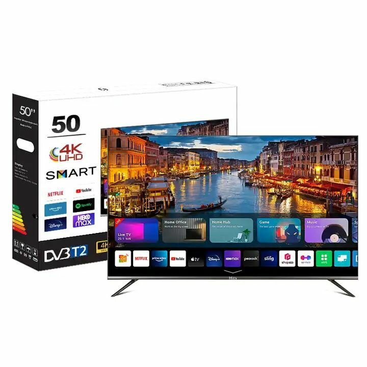 Телевизор 24" Full HD, черный