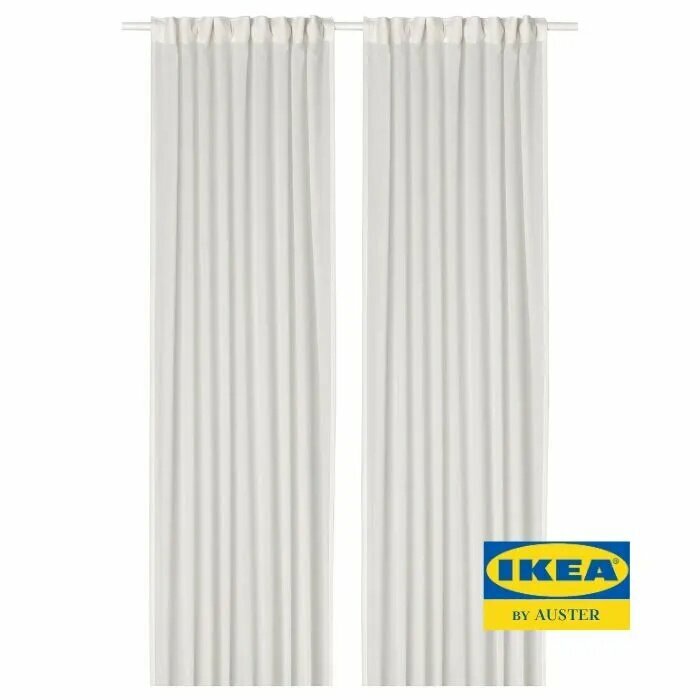 IKEA Штора прозрачные шторы 145х300 см белый