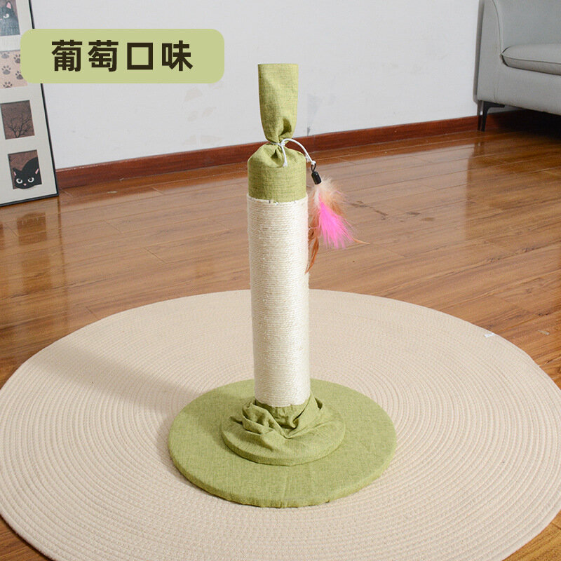 Конфеты кошачьи царапины Небольшие кошачьи скалолазные стойки занимают площадь котенка дерево прочное сизаль столб