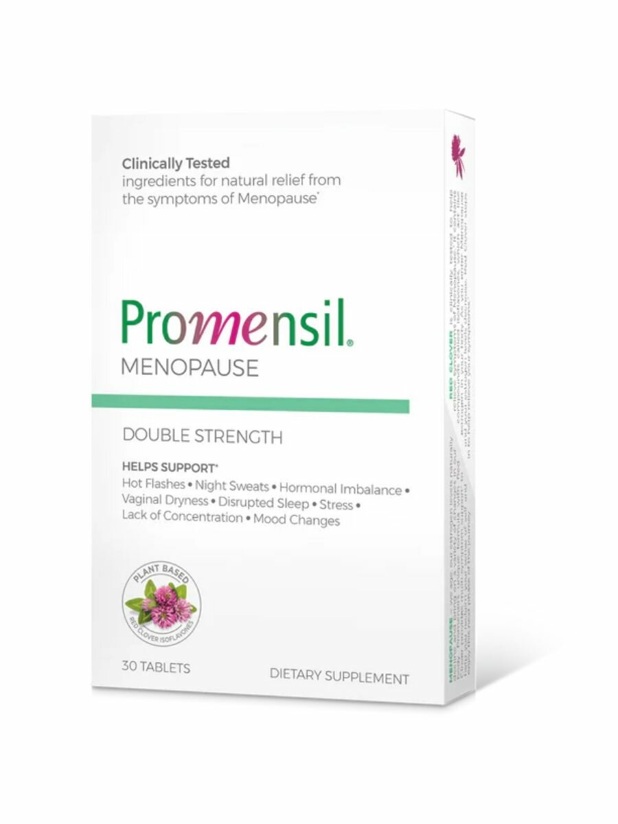 Promensil Menopause Original Formula, Комплекс для поддержки женского здоровья в период менопаузы, 30 таблеток