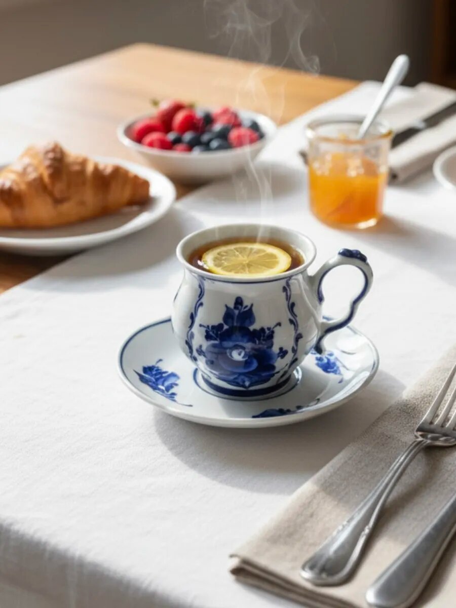 Чайная пара 280 мл фарфор