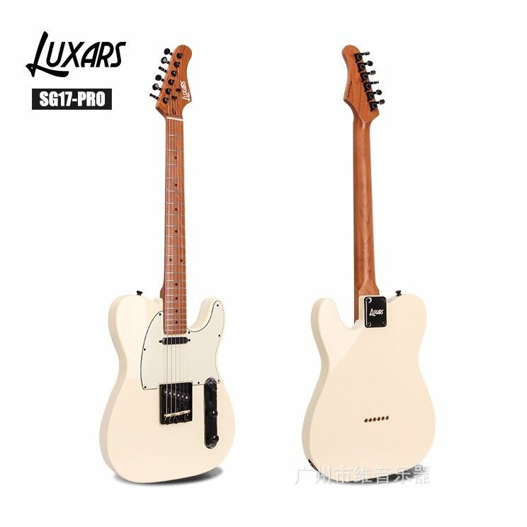 Корпус из тополя, гриф из клена, круглые лады, электрогитара Alnico класса High-End TL