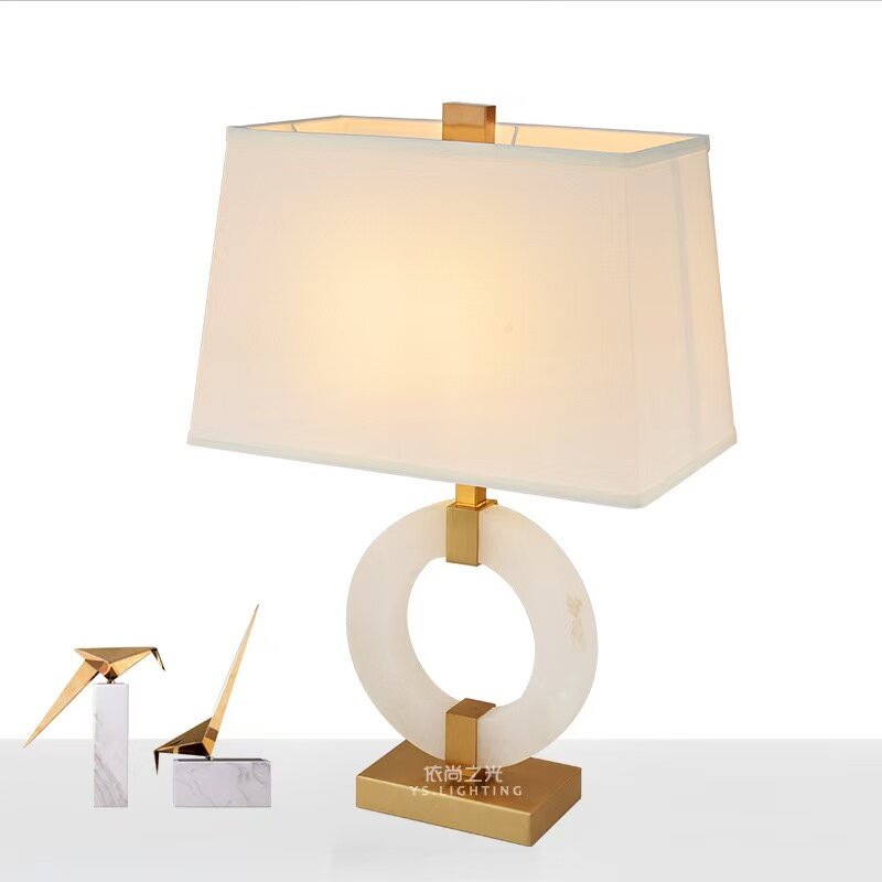 Современная роскошная настольная лампа, простой дизайнерский прикроватный светильник для гостиной, кабинета, спальни