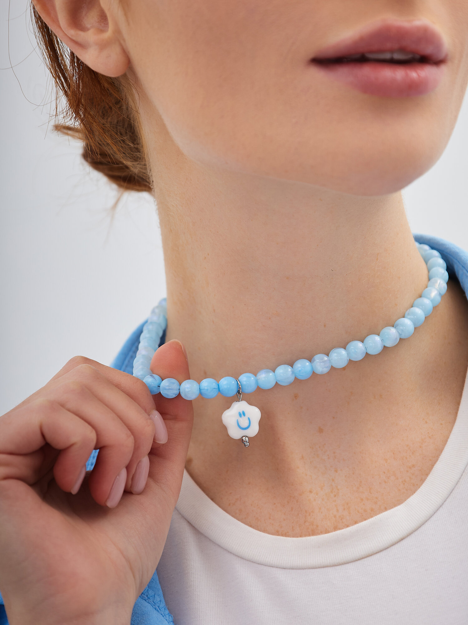 Чокер, акрил, керамика