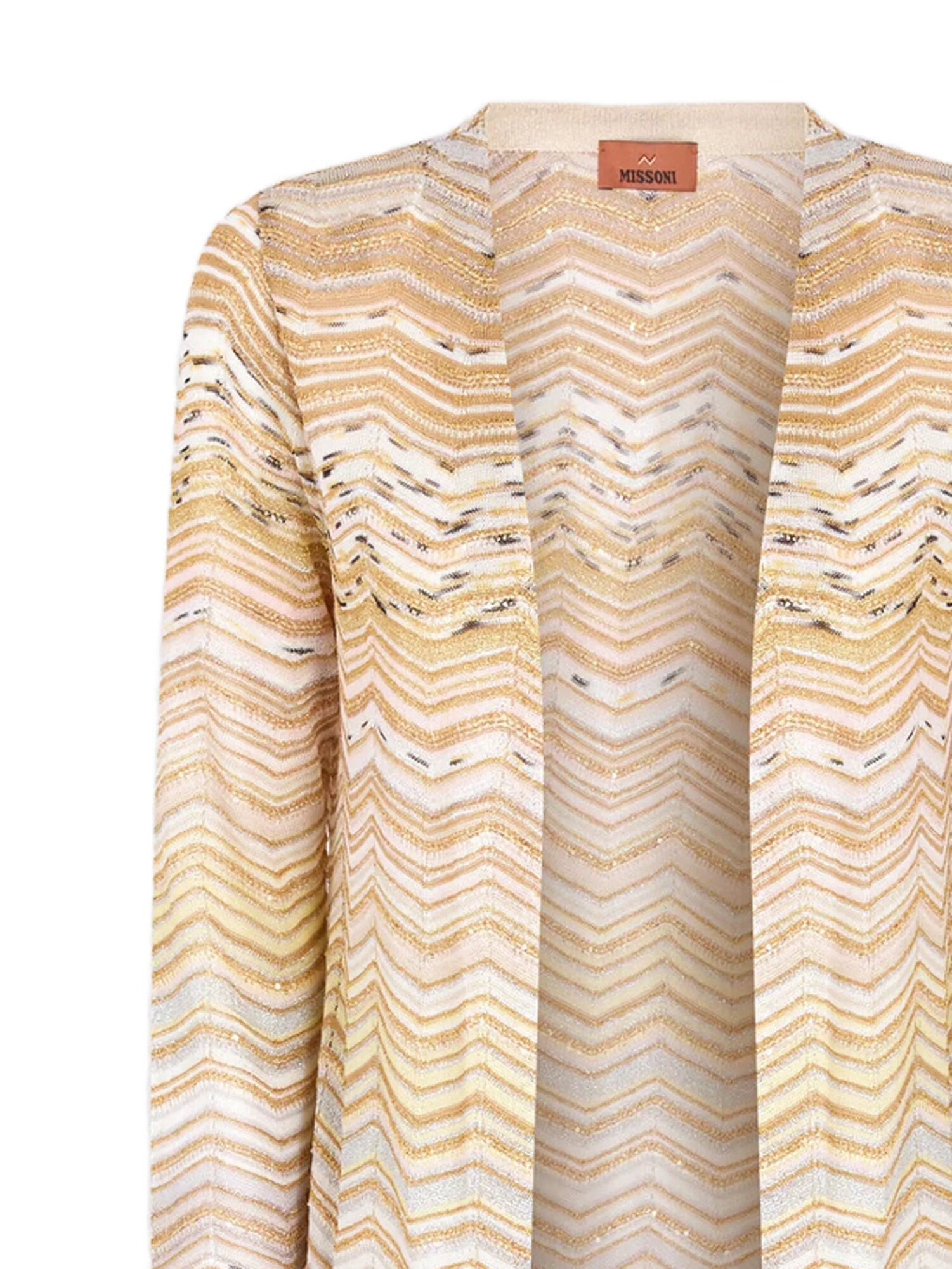 Кардиган Missoni Zigzag-pattern long cardigan, размер 42, разноцветный — фото 1