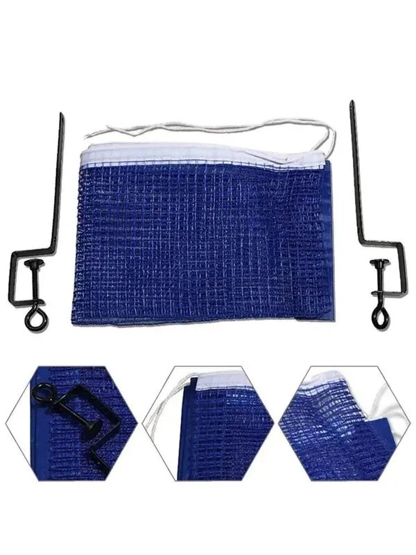 Набор для настольного тенниса, состав комплекта: 2 ракетки, 3 мяча, сетка с креплением