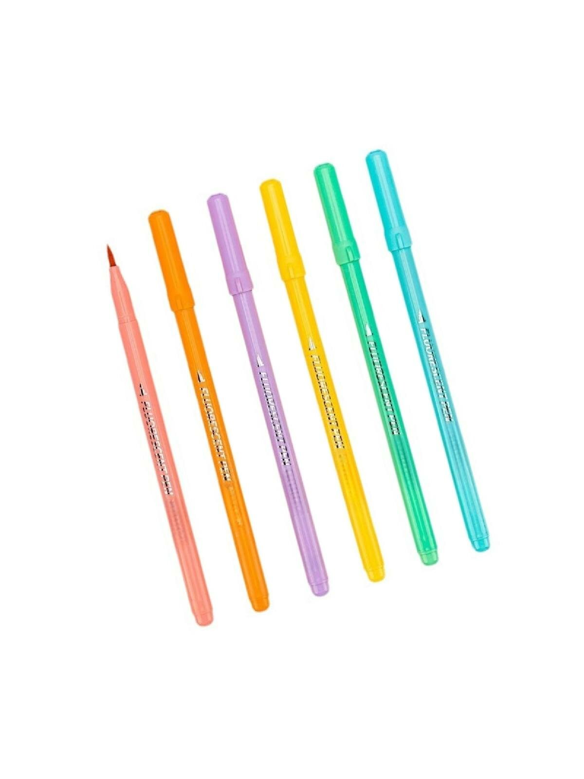 6 Шт. Маркерная ручка Набор флуоресцентных ручек Маркеры-маркеры для Библии