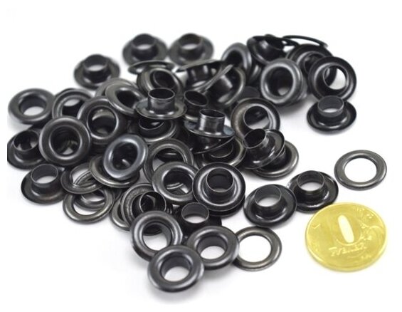 Люверсы №5 8мм нерж оксид (уп 50 шт) Proknopka