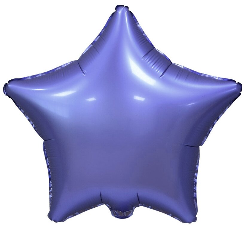 Воздушный шар из фольги. Звезда, Фиолетовый, Сатин (18'/46 см, CHN)
