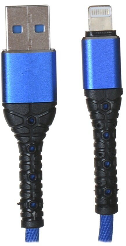 Кабель Red Line USB to Apple Lightning 1m Blue