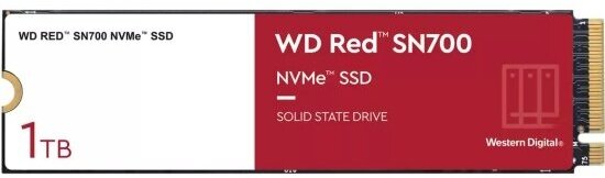 SSD диск Western Digital Red SN700, 1000GbM, M.2 2280, PCIe Gen3x4, NVMe (WDS100T1R0C)