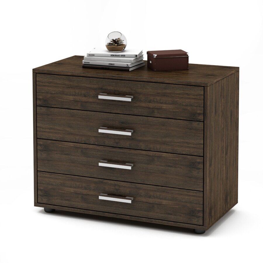 Комод для одежды с ящиками "Остин (Ливерпуль)" 6, ЛДСП, универсальный, 4 ящика, для спальни, прихожей, гостиной