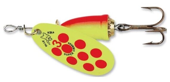 Блесна вертушка Bluefox BFS3-CLN, цвет Clown, 5см, 8гр