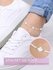 Браслет на ногу SAMOCVET, длина 21 см, 1 шт., beige