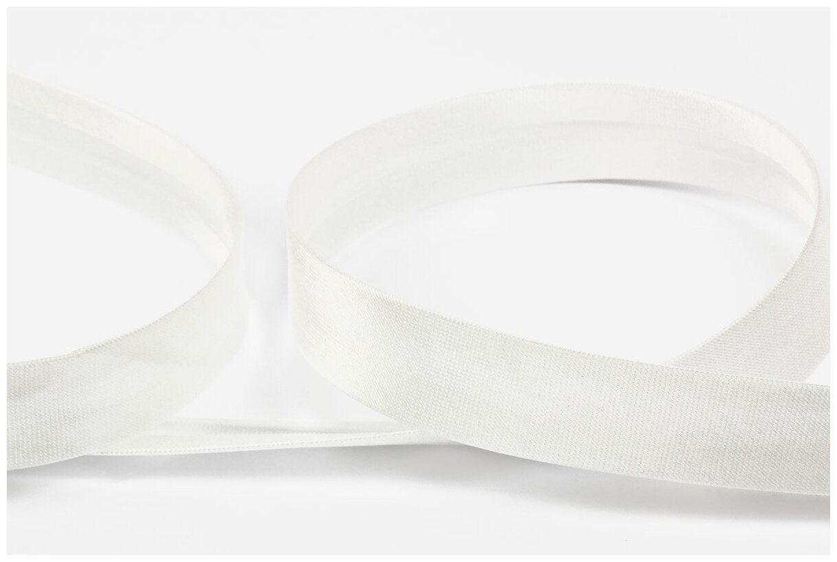 Косая бейка "Gamma" GK-15P 14 - 15 мм 132 м 1 м №082 грязно-белый