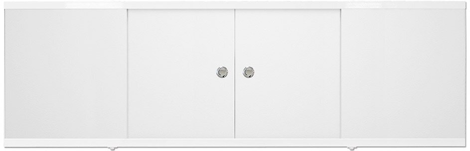 Экран для ванны фронтальный Метакам Caro ПВХ 170х55 см белый раздвижной (4650208862076)