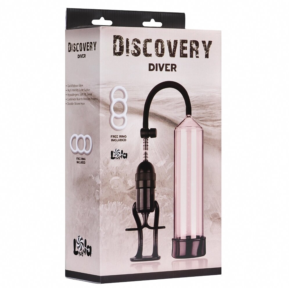 Вакуумная помпа для пениса Lola Toys Discovery Diver