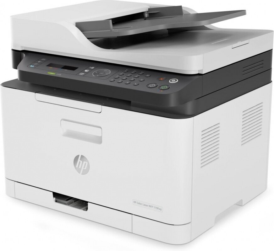 МФУ лазерный HP Color LaserJet 179fnw (4ZB97A), (цветной, А4, принтер/копир/сканер/факс, 600dpi, 18(4)ppm, 128Mb, ADF40, WiFi, Lan, USB)