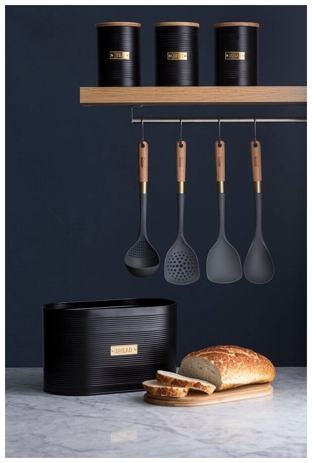 Хлебница TYPHOON Otto 1401.151V черный 340х180х215