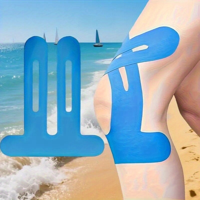Многофункциональный комплект коленных бандажей 5 шт, Blue-DS, из дышащего эластичного материала, для бега и приседаний