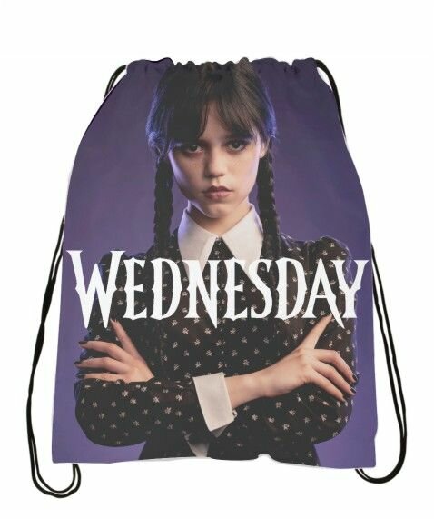 Сумка-мешок для обуви Уэнсдэй, Wednesday №1