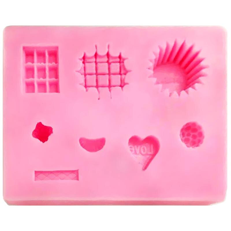 Молд силиконовый 0009635 для эпоксидной смолы Сладкие миниатюры 10х7.5х1.2 см, цена за 1 шт.